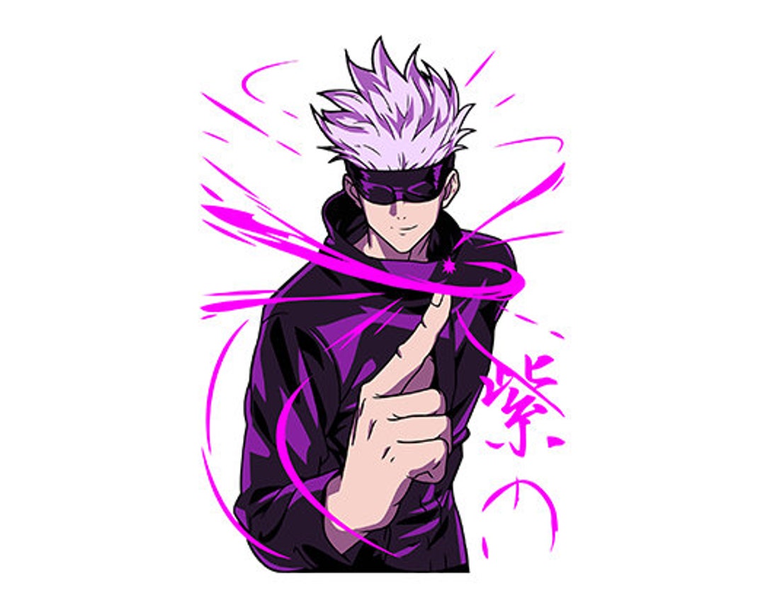 Saturo Gojo Anime SVG - Etsy