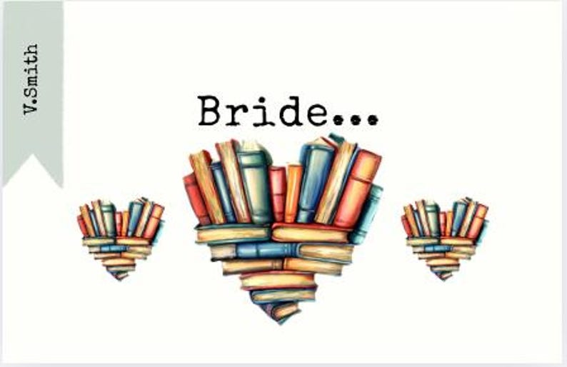 Book Lovers Name Place Card Template (85x55mm) - Etsy