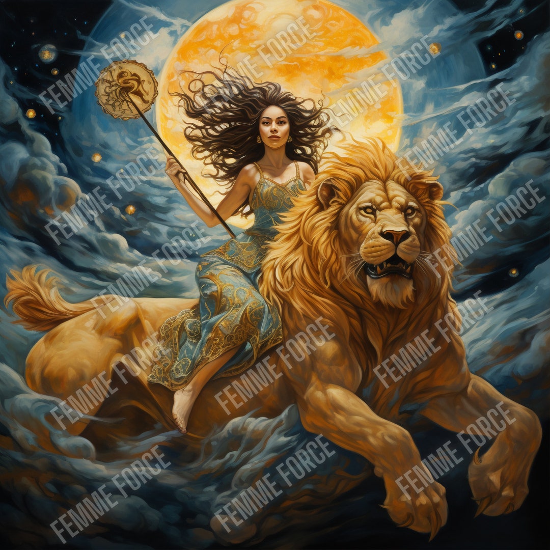 Sumerian Goddess Inanna - Digital Art Print - Symbol of Life, Death ...