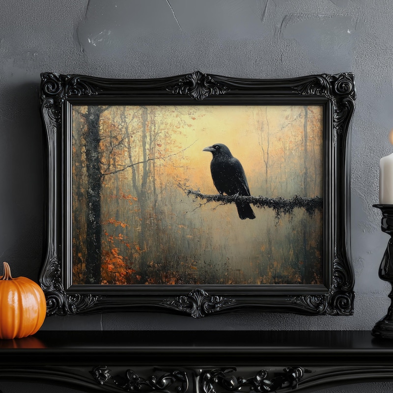 Small Crow Paintings - Etsy