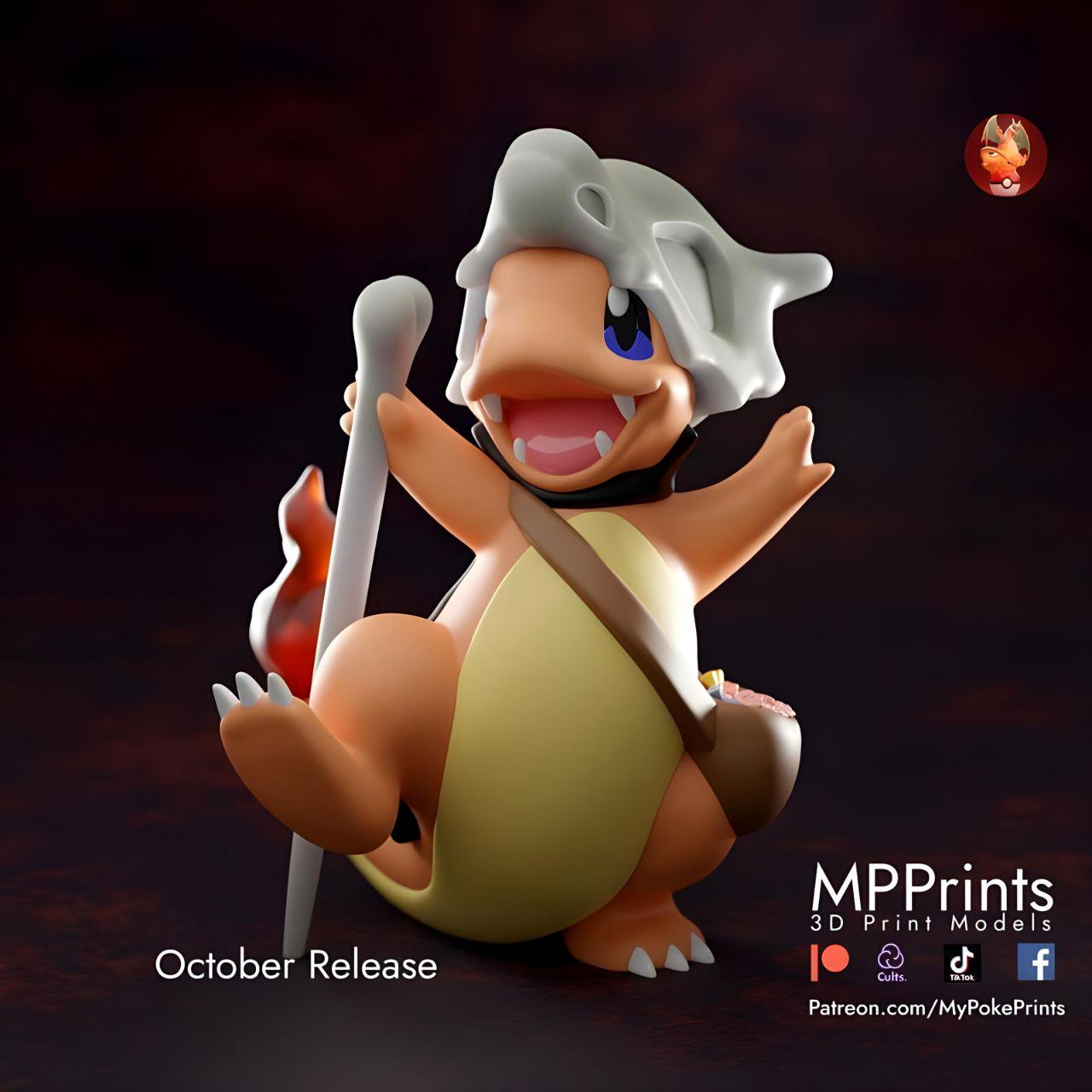 Charmander Cosplay | Detailed 3D Print | Perfect for Display or ...