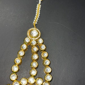Enchanted Emerald Elegance - Premium Dabi Kundan Pasa With Handcrafted ...