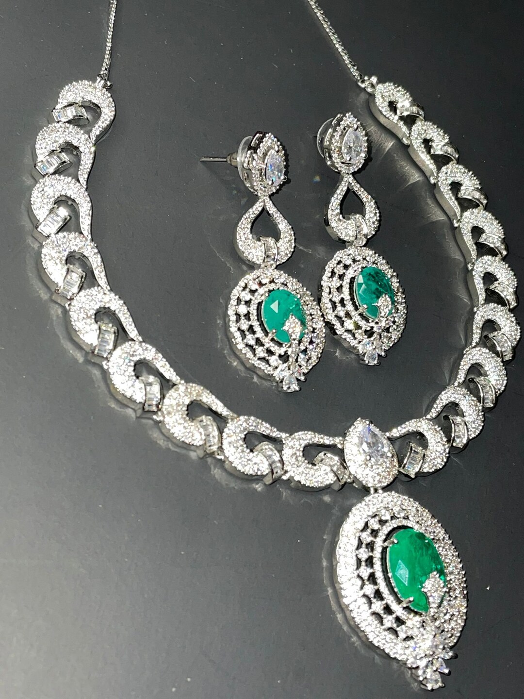 Special Sale/micro American Diamond Set/party Set/ Wedding Set ...