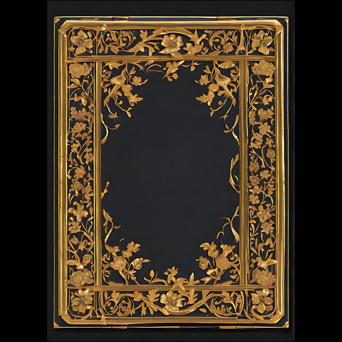 Gilded Black Book Cover, Gilded Book Cover, Gilded Gold, Black Leather ...