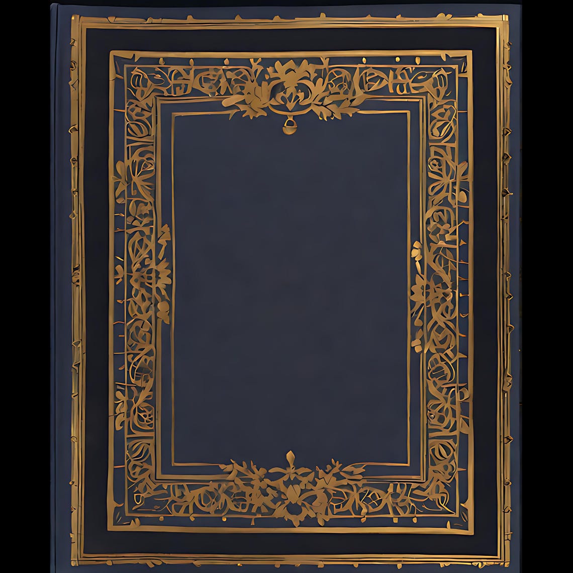 Gilded Blue Book Cover, Gilded Book Cover, Gilded Gold, Blue Leather ...