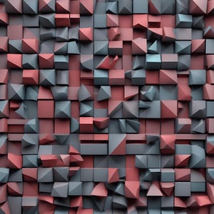 Geometric Shapes Digital Paper, Seamless Textures, Artistic Geometry ...