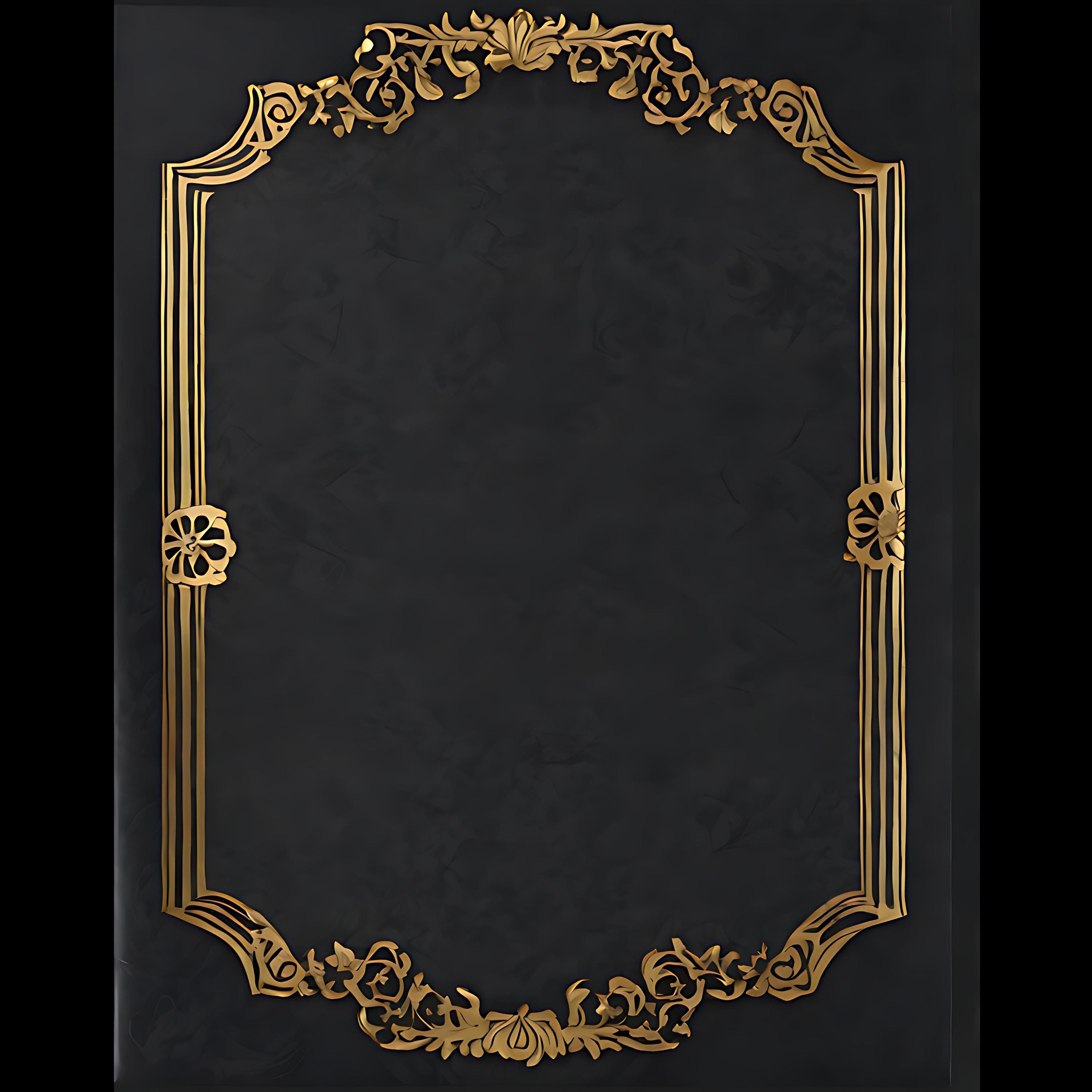 Gilded Black Book Cover, Gilded Book Cover, Gilded Gold, Black Leather ...