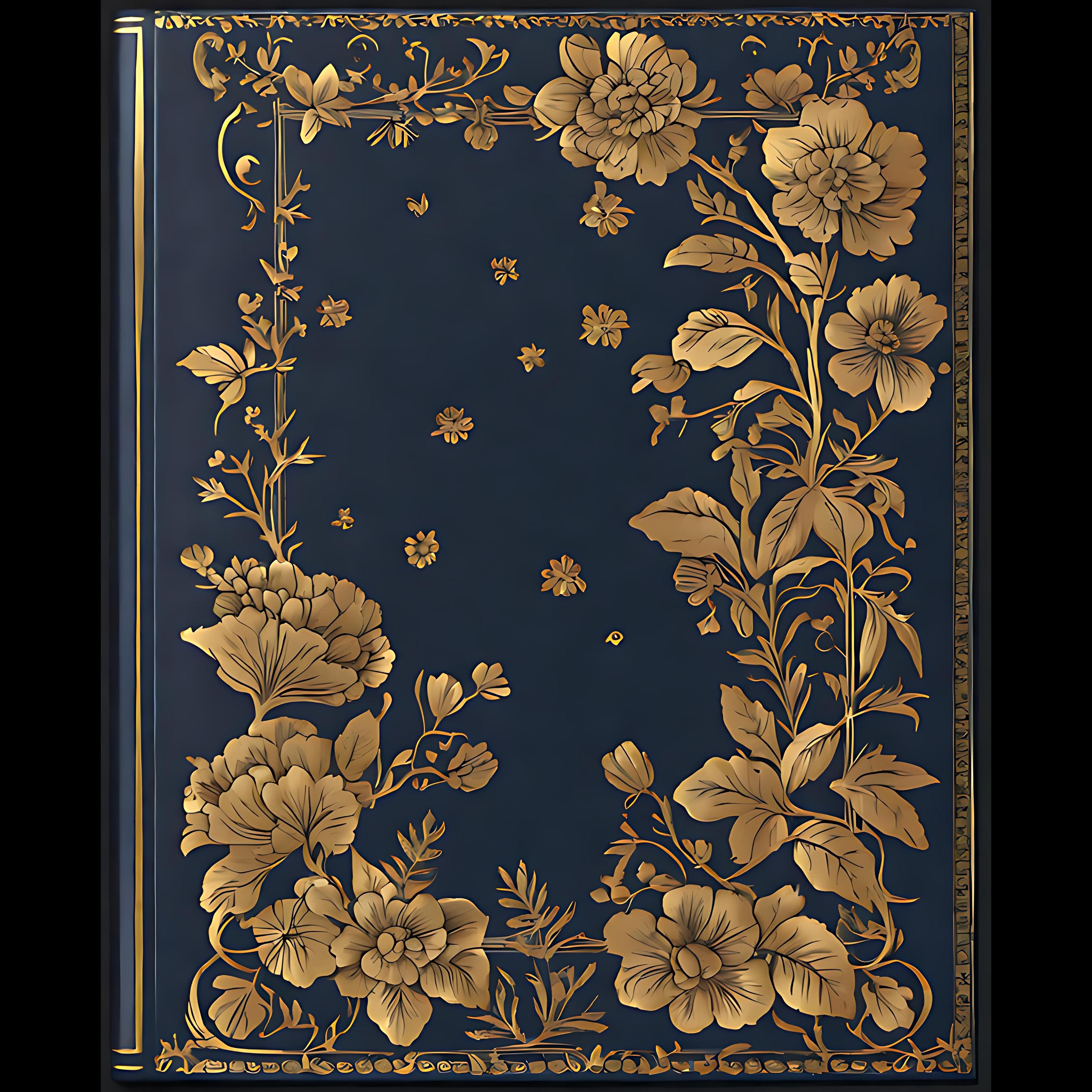 Gilded Blue Book Cover, Gilded Book Cover, Gilded Gold, Blue Leather ...