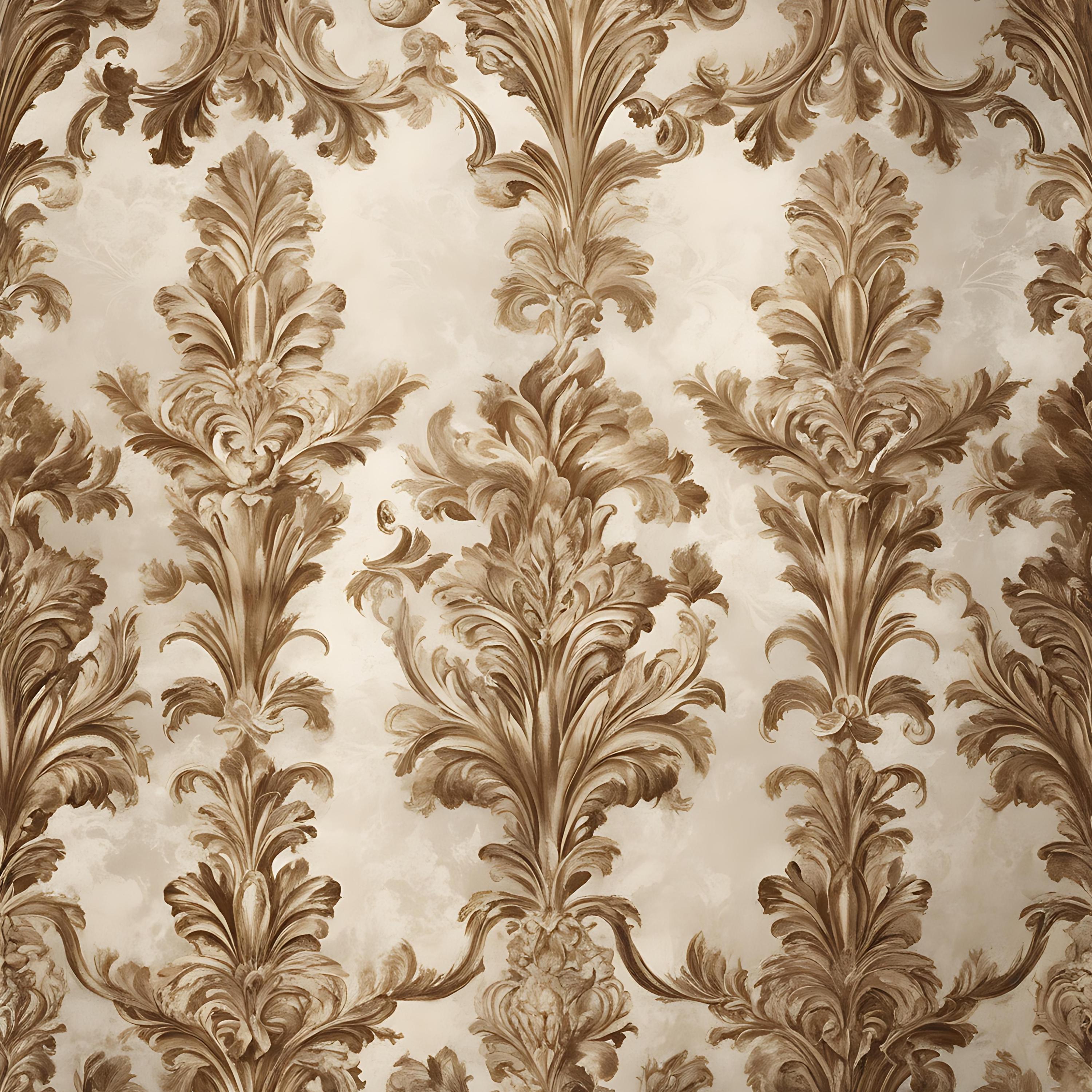 Distressed Damask Digital Paper, Vintage Textured Paper, Grunge ...