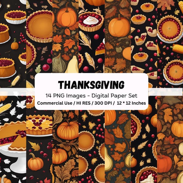 Fall Scrapbook Paper - Etsy