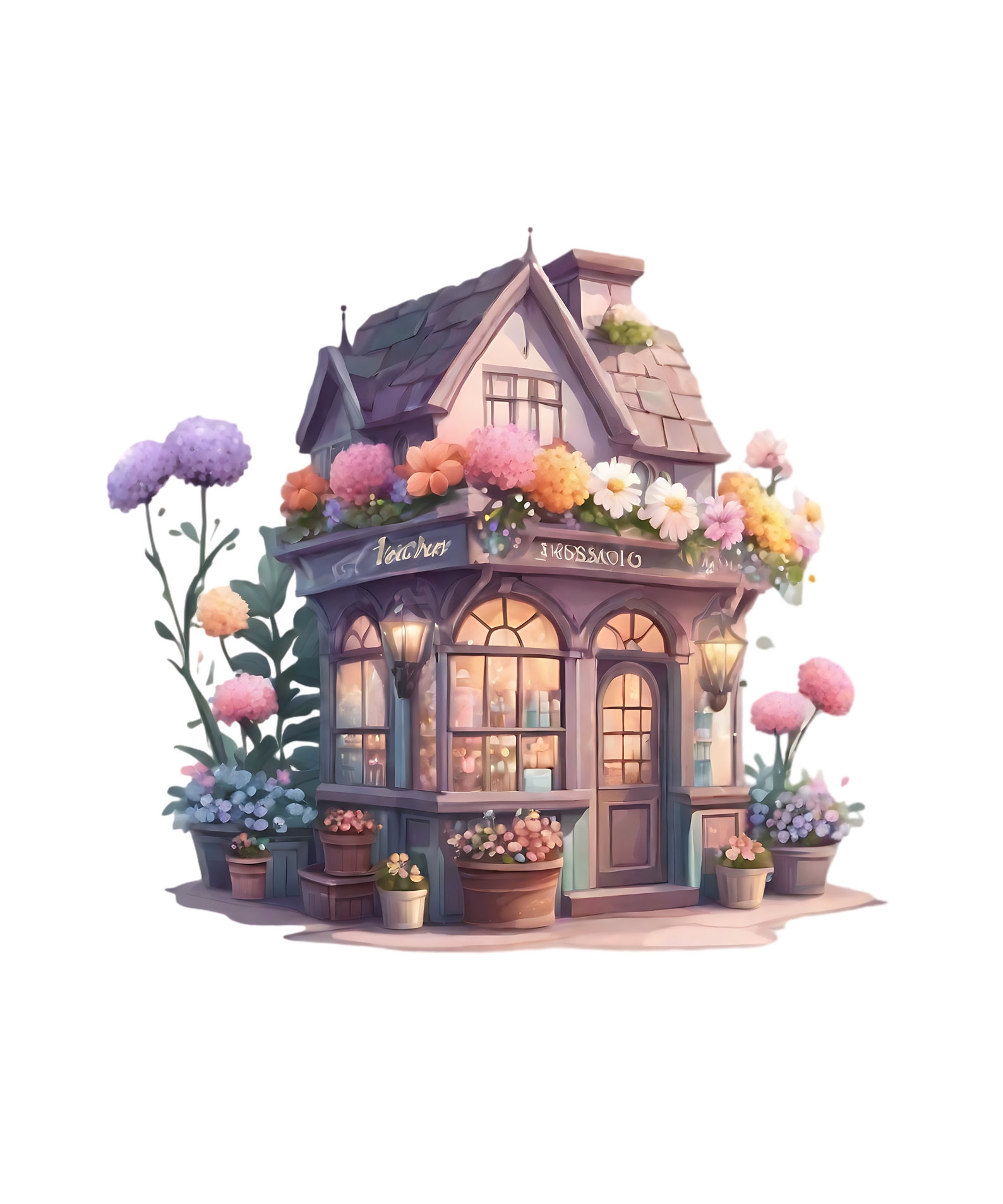 Watercolor Magic Store Clipart, Magic Shop Clip Art, Magic Store PNG ...