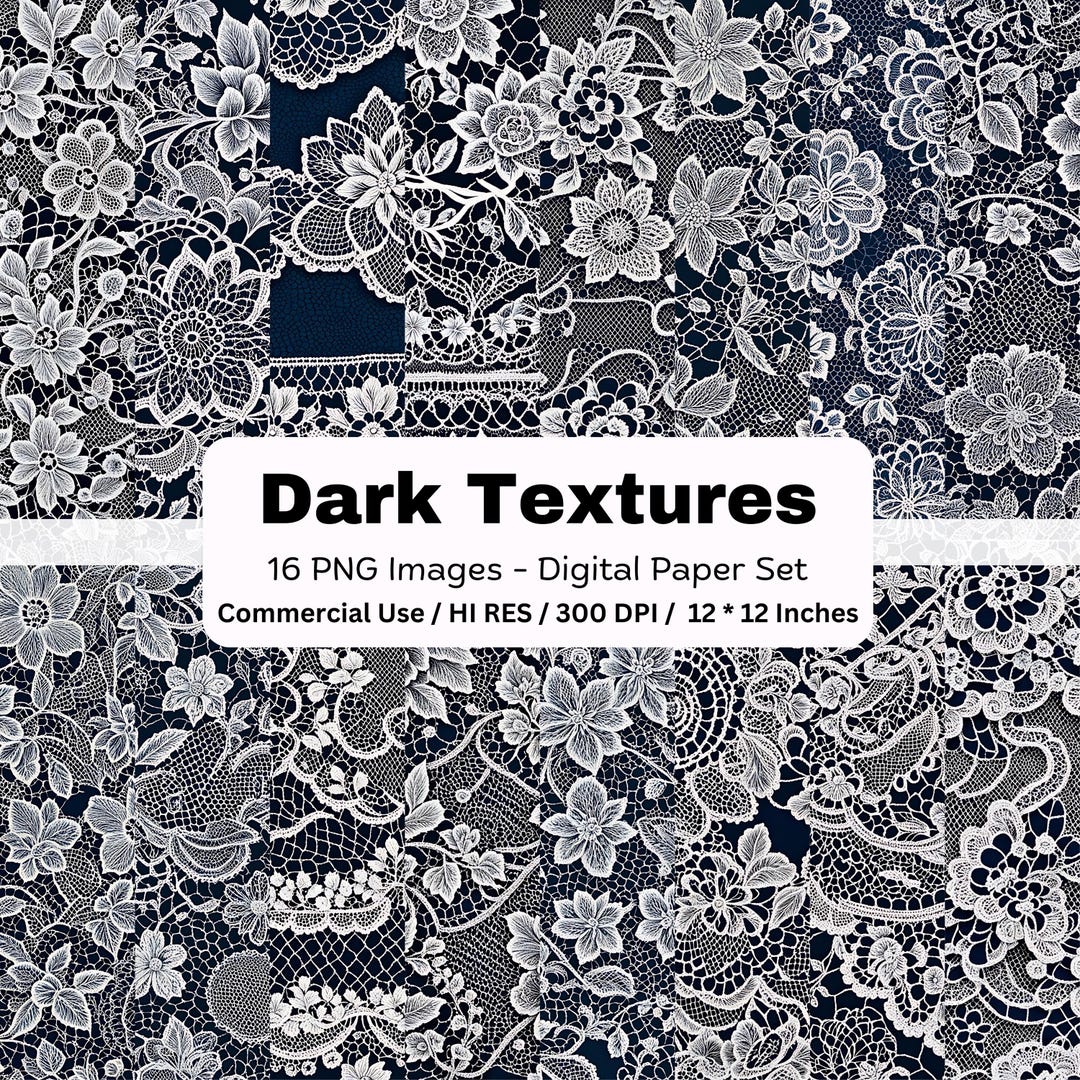 Lace Digital Paper, Fine Lace Digital Paper, Lace Ephemera, Shabby Lace ...