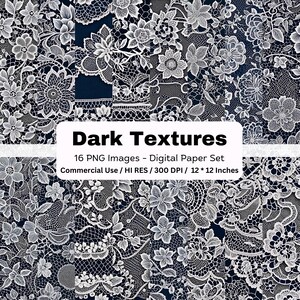 Lace Digital Paper, Fine Lace Digital Paper, Lace Ephemera, Shabby Lace ...