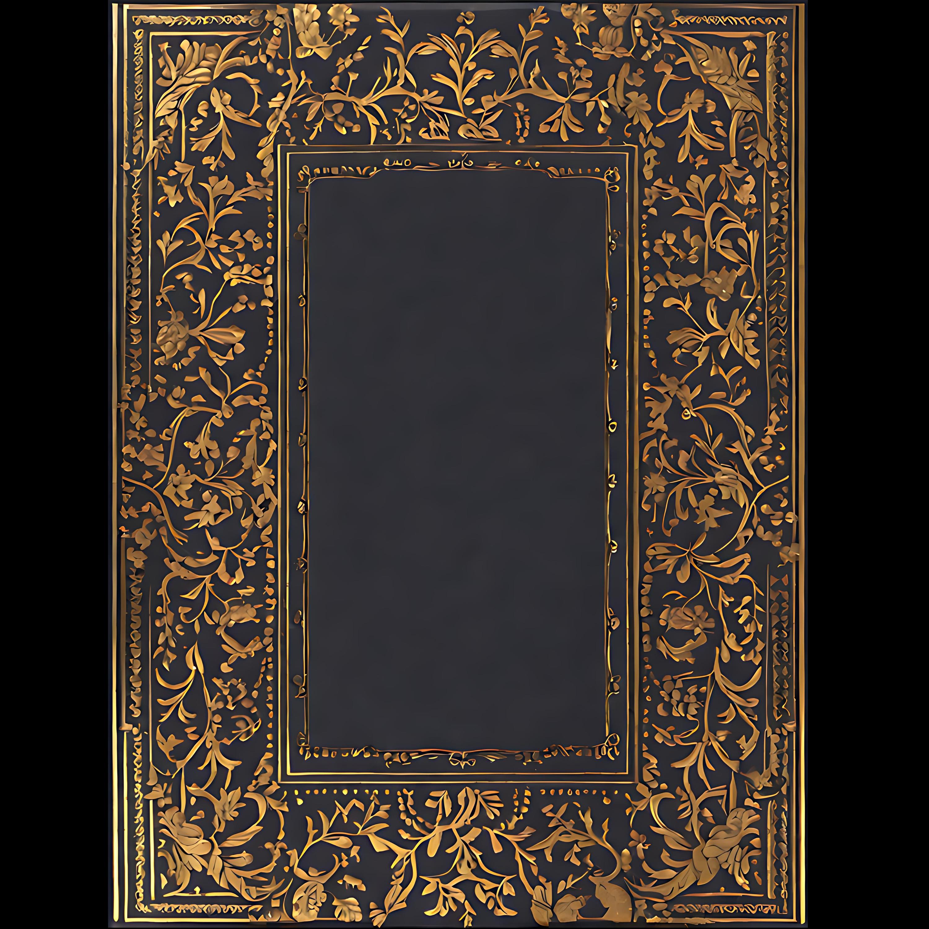 Gilded Black Book Cover, Gilded Book Cover, Gilded Gold, Black Leather ...