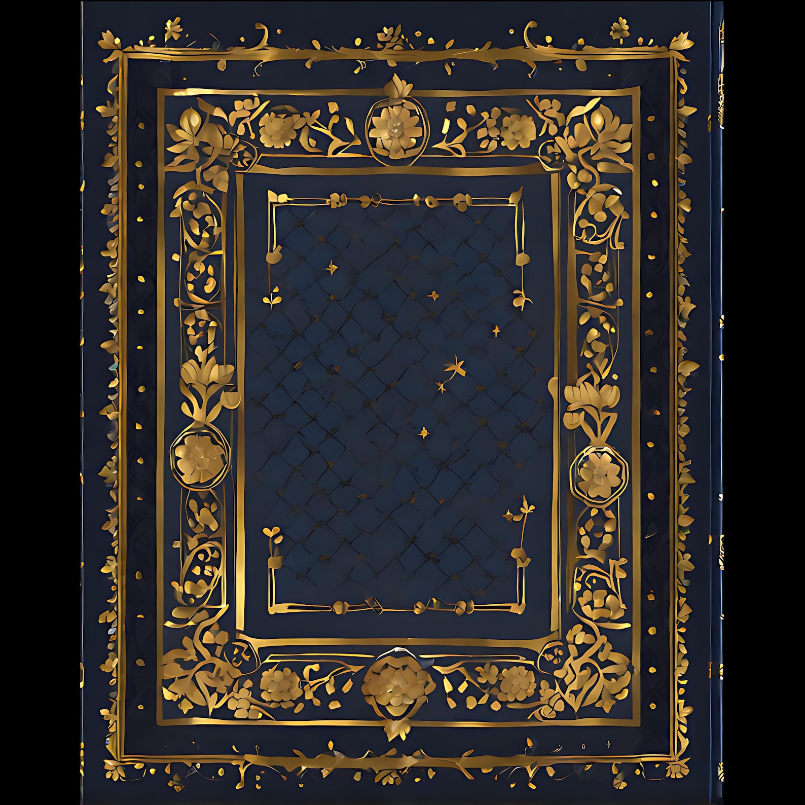 Gilded Blue Book Cover, Gilded Book Cover, Gilded Gold, Blue Leather ...