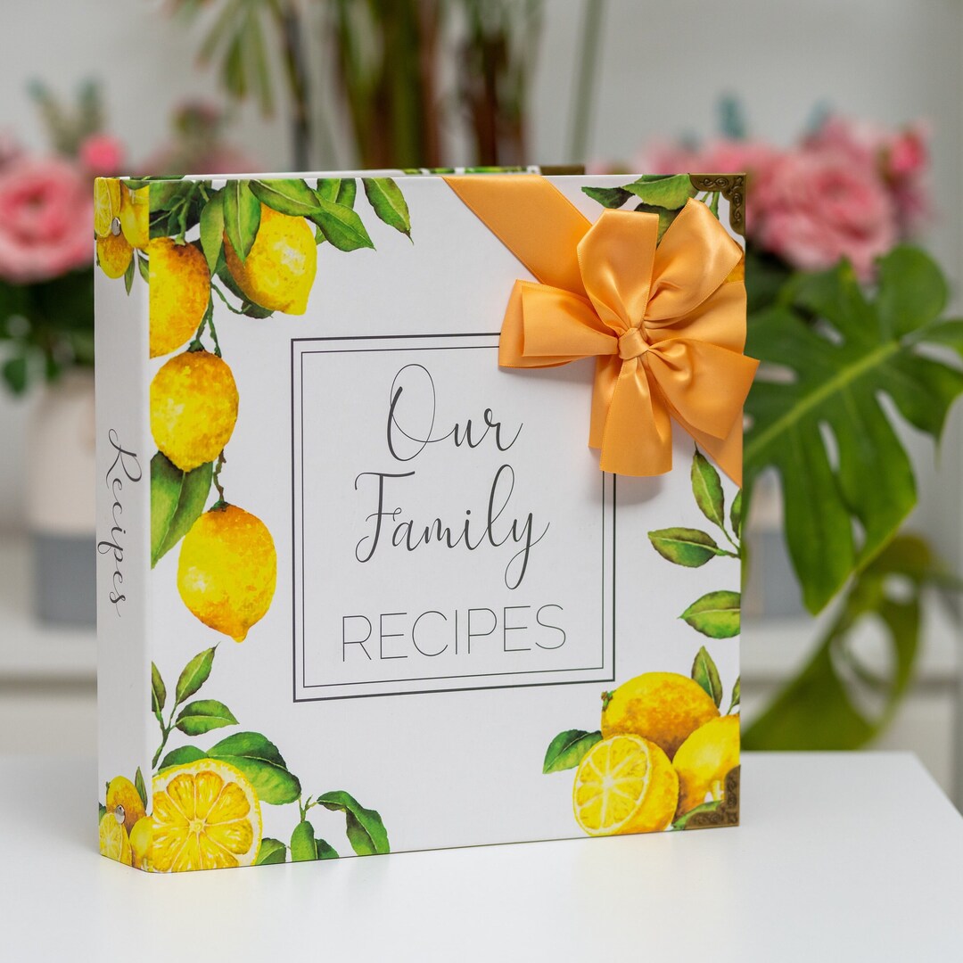 Recipe Binder 3 Ring Kit Double-sided Recipe Cards Protectors Dividers ...