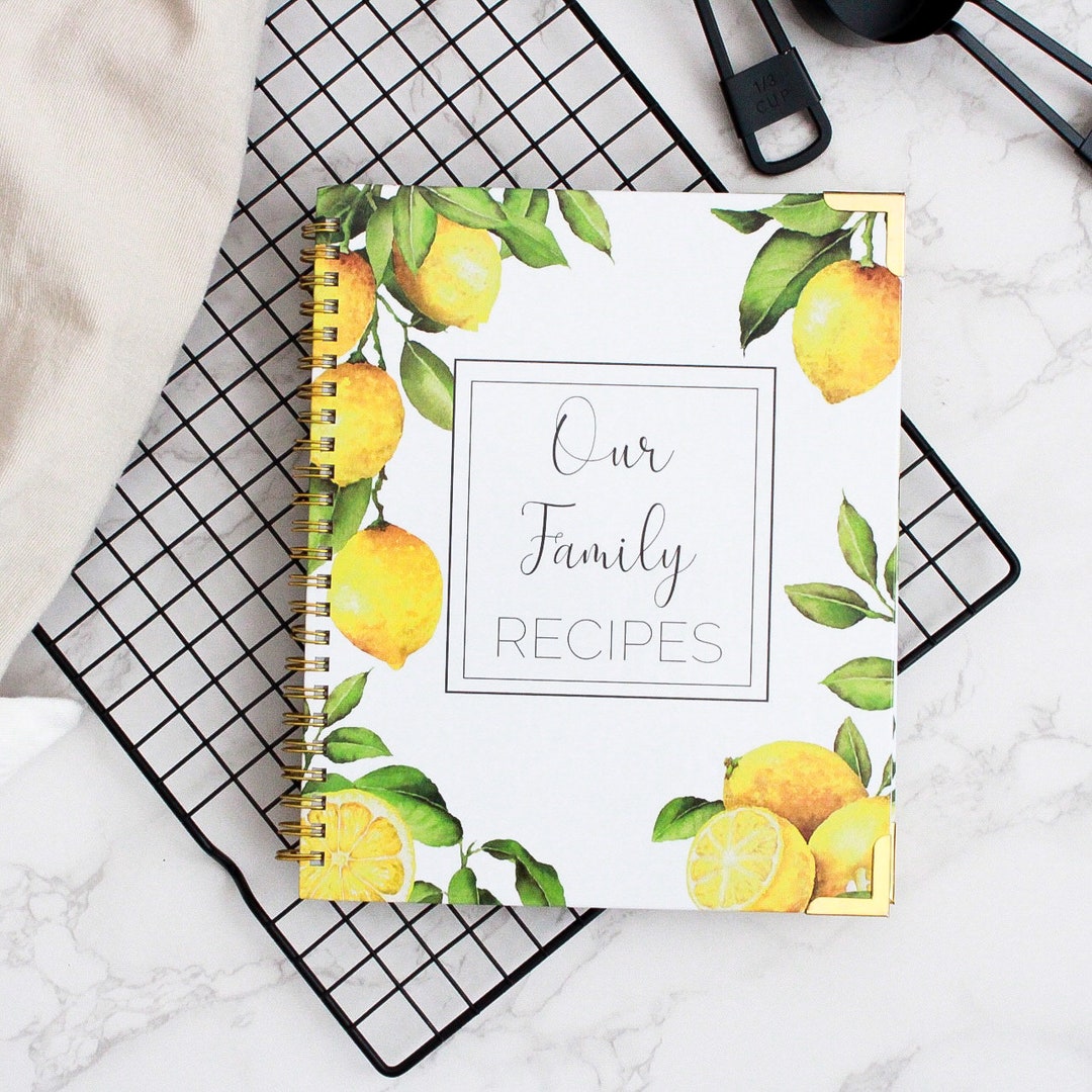 Blank Recipe Book to Write in Your Own Recipes DIY Family Cook Book ...