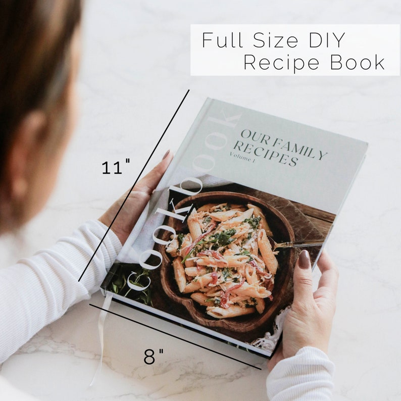 Recipe Book Journal to Write in Your Own Recipes Blank DIY Family ...