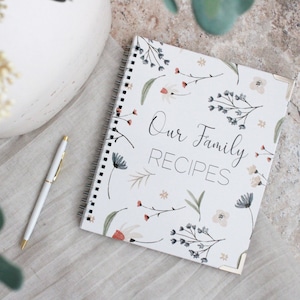 Blank Recipe Book to Write in Your Own Recipes DIY Family Recipe ...