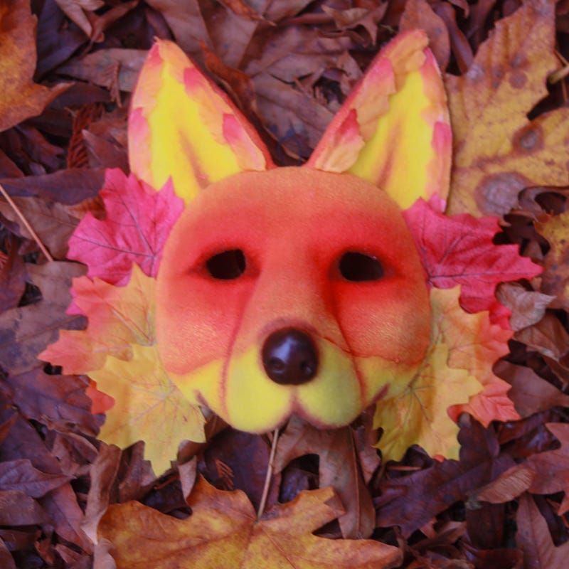 Red Fox Mask - Etsy