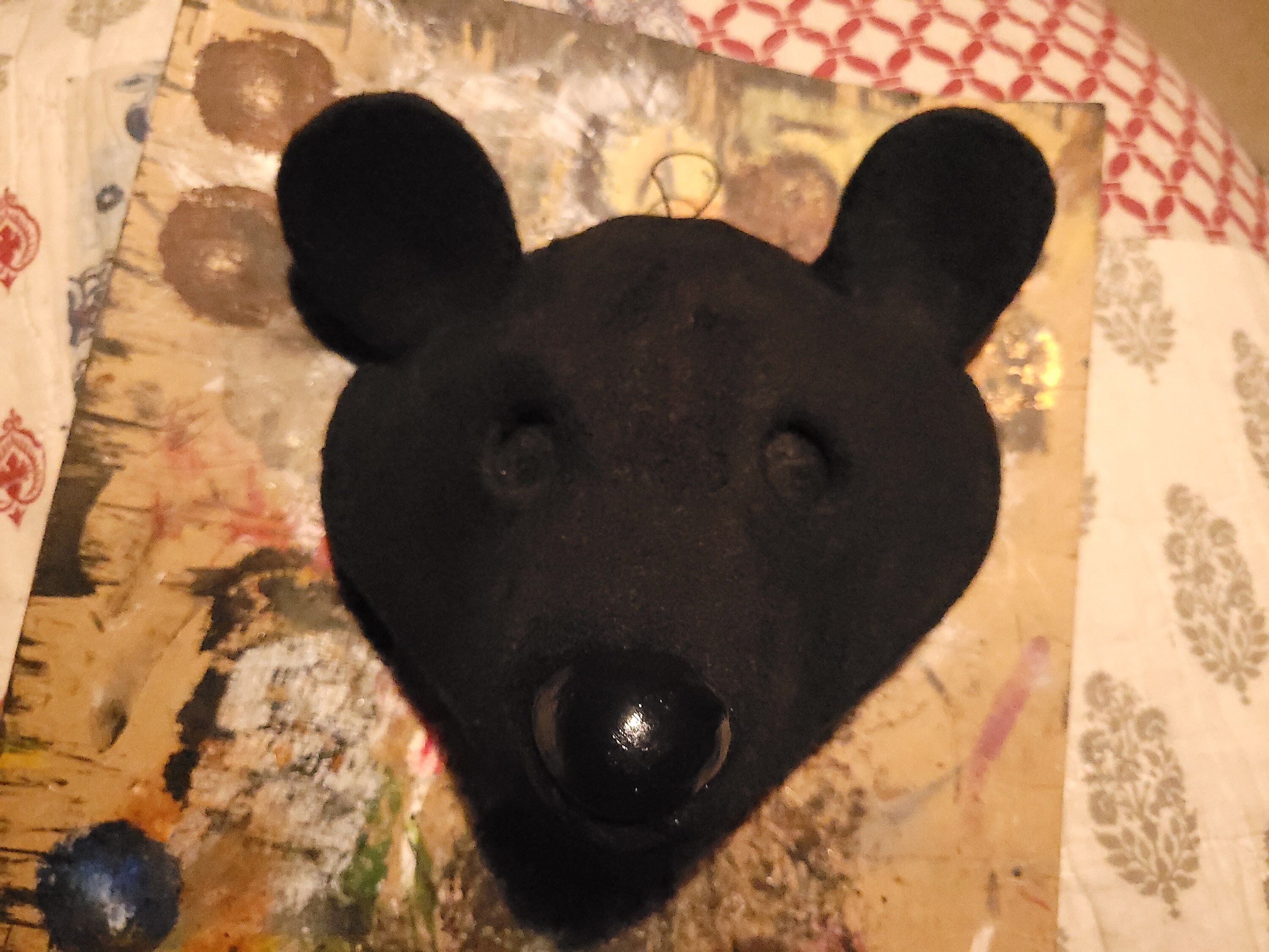 Black Bear Mask Teddy Bear Mask - Etsy