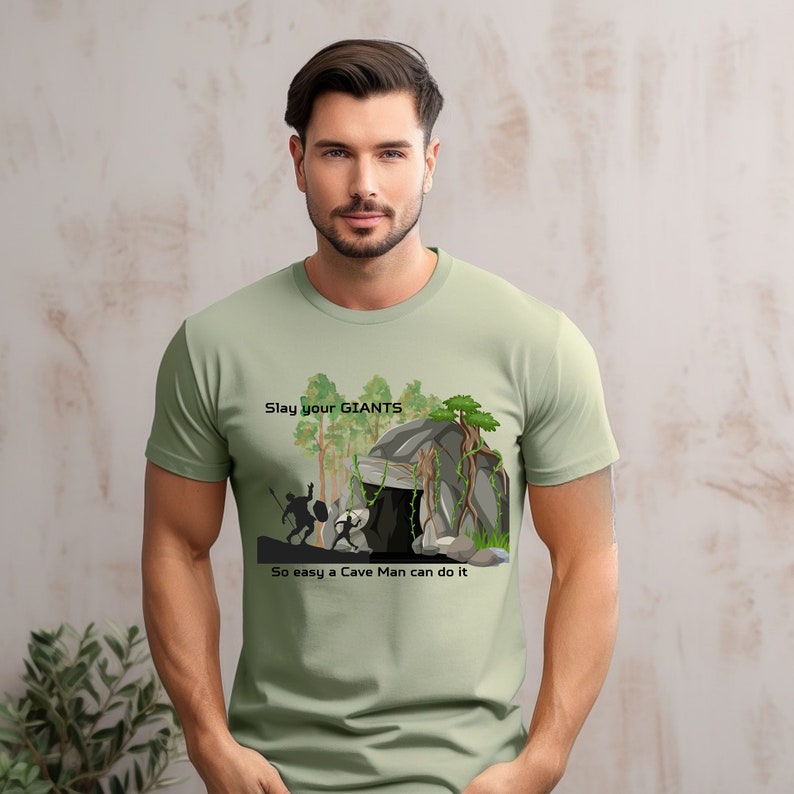 David Vs Goliath T Shirt - Etsy