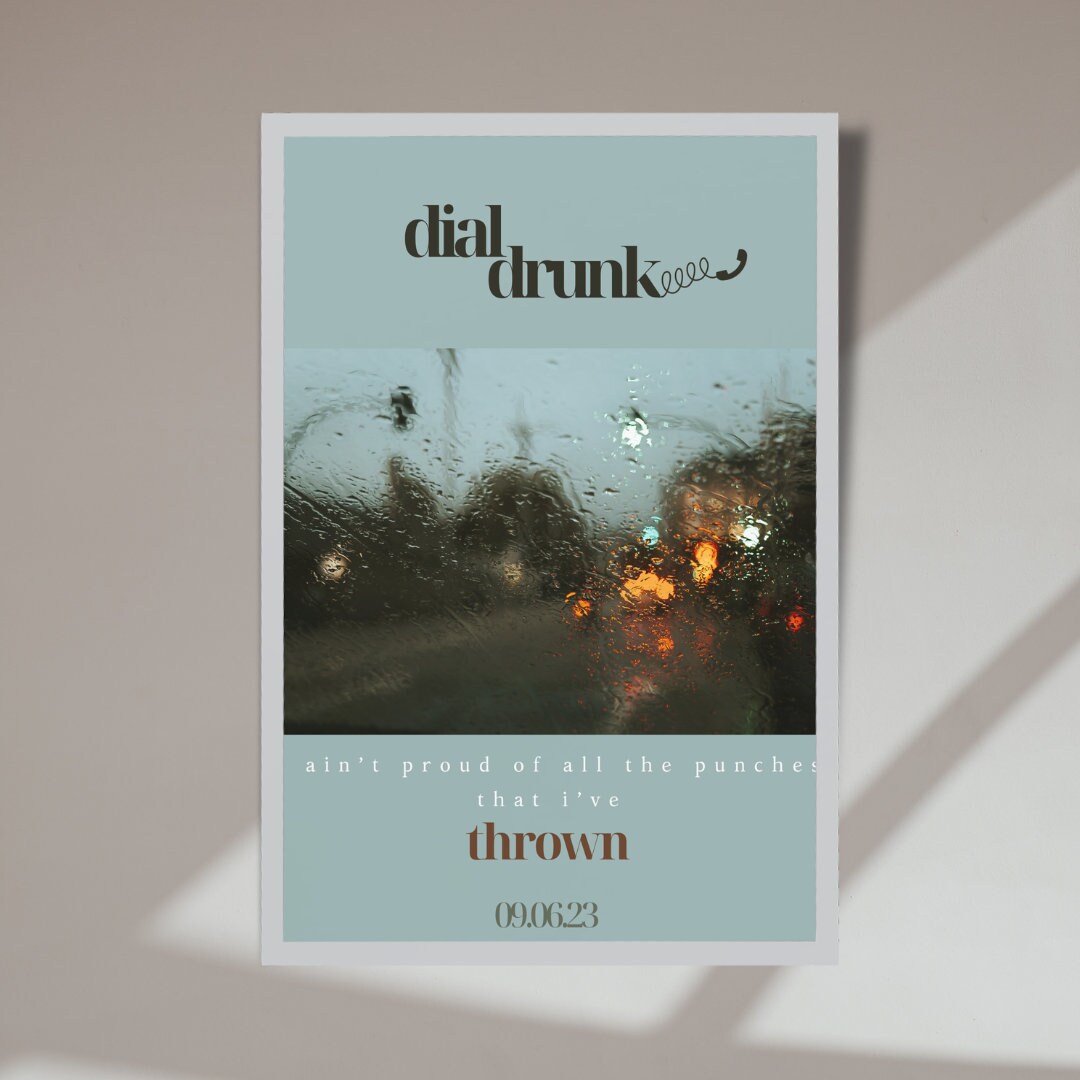 Dial Drunk DIGITAL DOWNLOAD Poster - Etsy UK