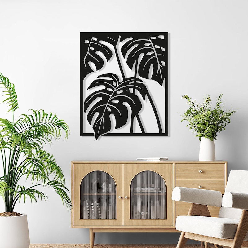 Monstera Wall Art - Etsy