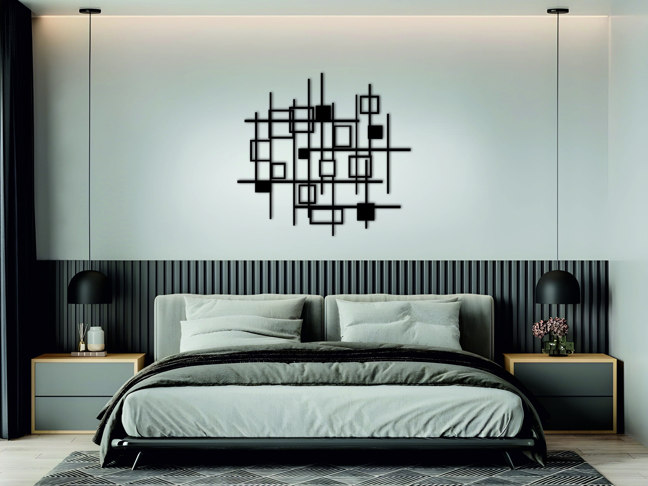 Metal Wall Art Line Art Design Metal Wall Art Line Shape Metal Wall ...