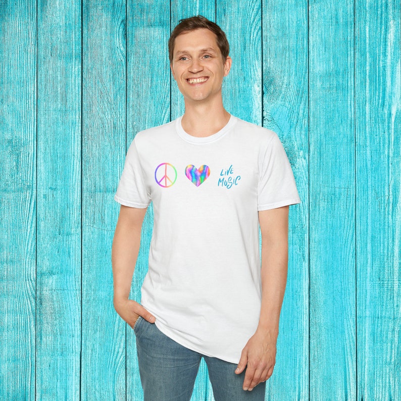 Peace Love Live Music Shirt, Peace and Love, Peace Love Music, Peace ...