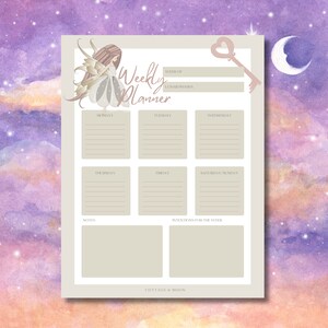 Tan Fairy-daily, Weekly, Monthly Calendar-practical and Mystical - Etsy