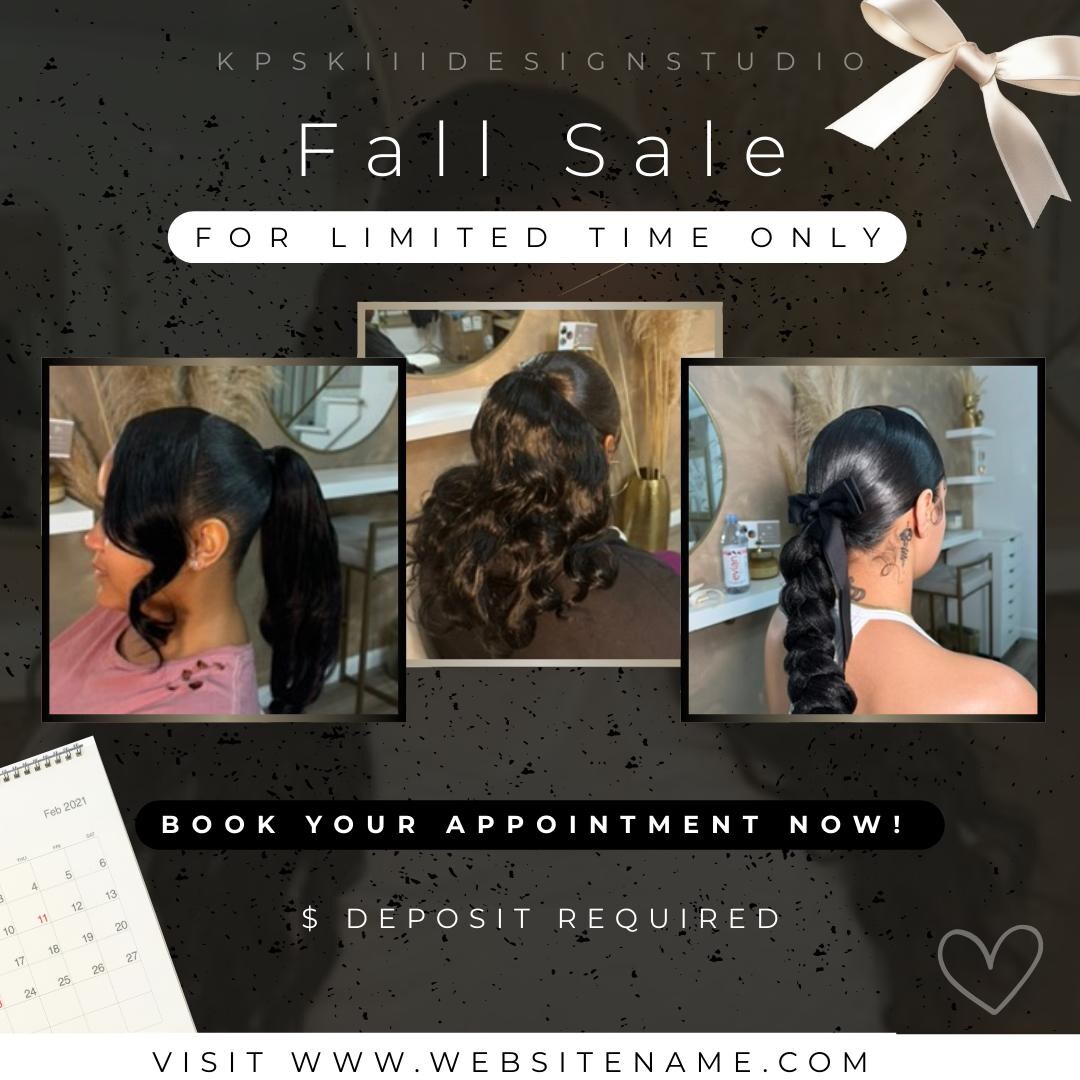 Hair Flyer Template, Hair Sale Flyer, Hairstylist Flyer, Hair Special ...