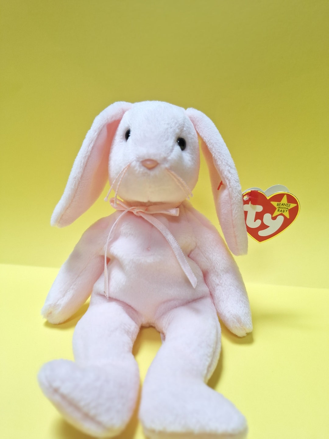 Hoppity Vintage 1996 Rabbit Beanie Baby - Etsy