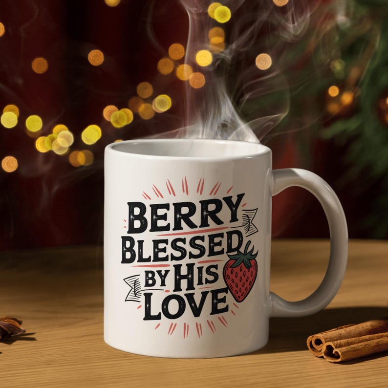 Strawberry Png Berry Png Blessed by His Love Png Christian Faith ...