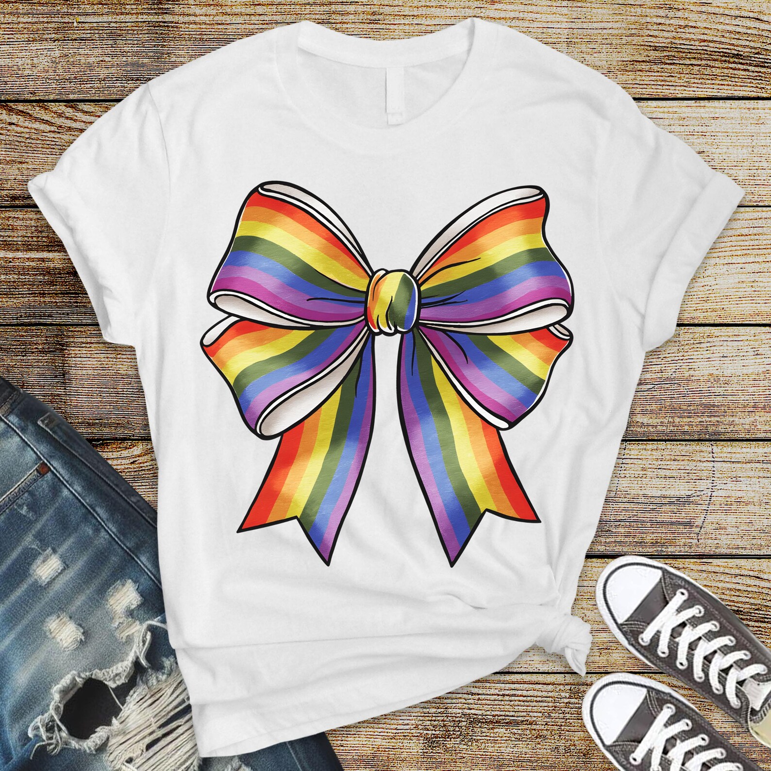 Rainbow Coquette Bow Png Colorful Pride Ribbon Png Trendy Coquette Aesthetic Png Lgbt Pride ...