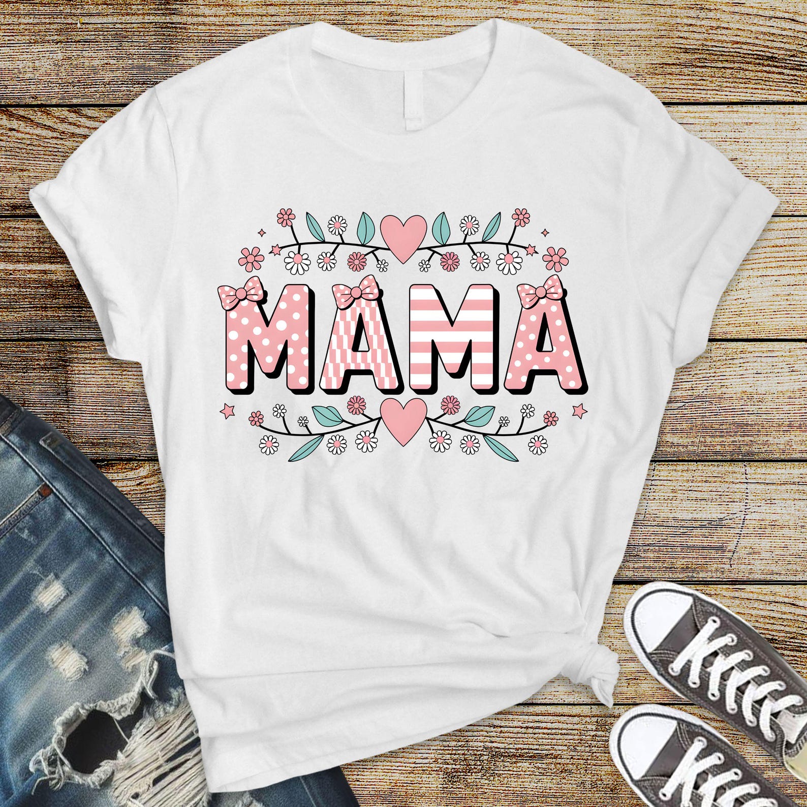 Pink Floral Mama Png Floral Boho Mom Graphic Girly Mama Sublimation ...