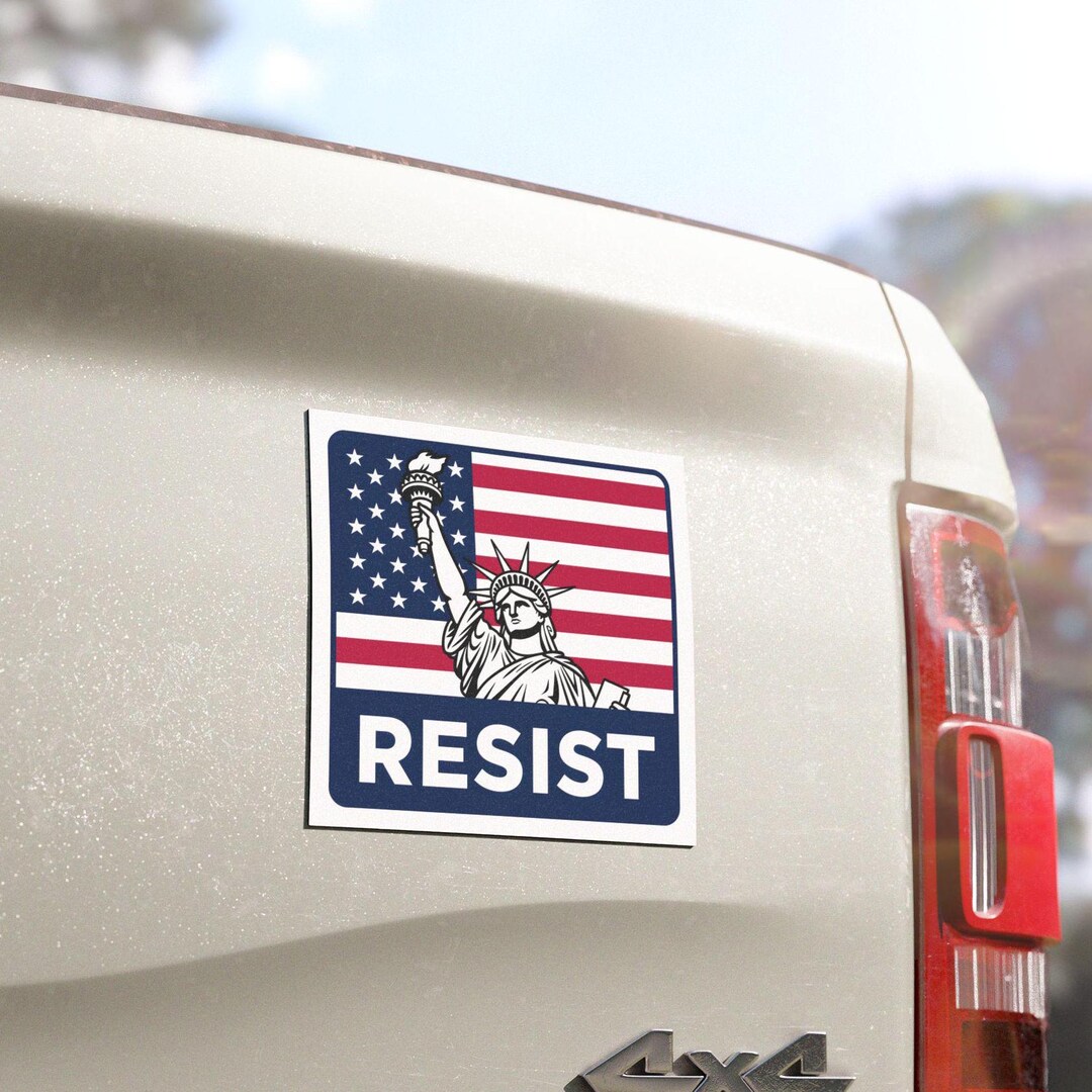 RESIST Magnet Statue of Liberty Magnet Protest Magnet Resist Car Magnet ...