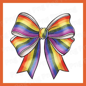 Rainbow Coquette Bow Png Colorful Pride Ribbon Png Trendy Coquette Aesthetic Png Lgbt Pride ...