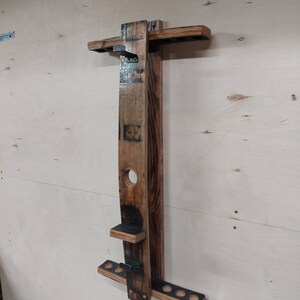 Bourbon Barrel Stave Pool Cue Rack / Billiard Cue Shelf - Etsy