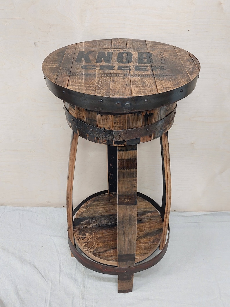 Bourbon Barrel Pub Table - Etsy