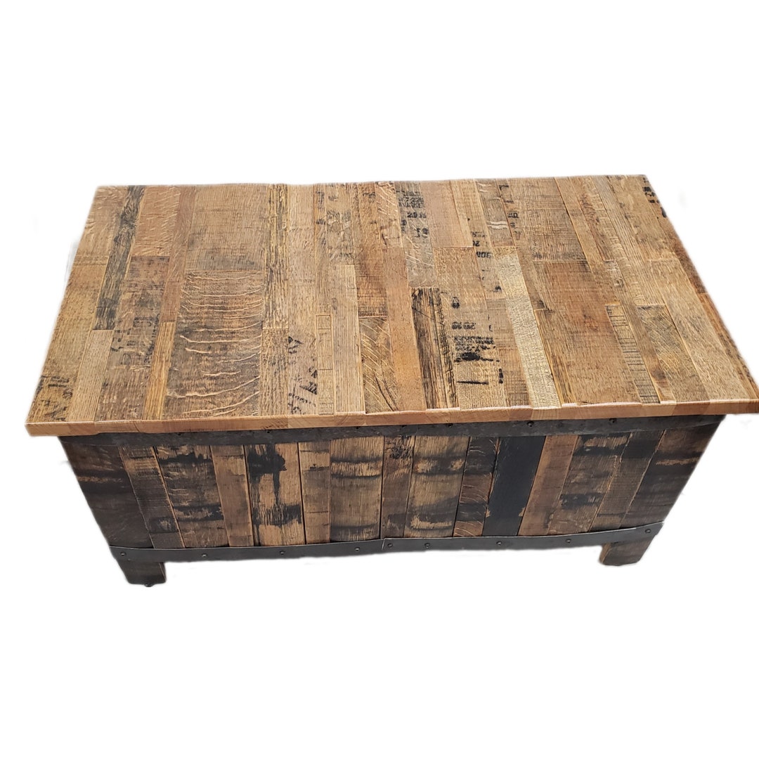 Barrel Stave Storage Bench Chest / Stave Trunk - Etsy