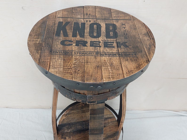 Bourbon Barrel Pub Table - Etsy