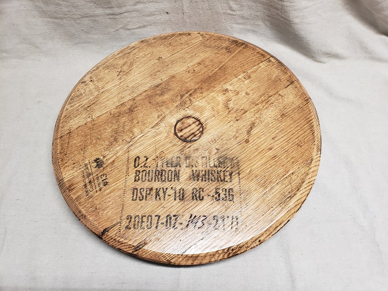 Distillery Stamp Bourbon Barrel Shelf - Etsy