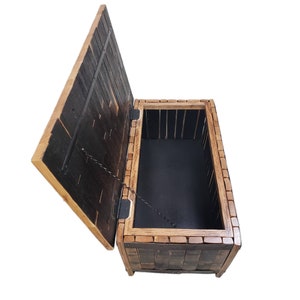 Barrel Stave Storage Bench Chest / Stave Trunk - Etsy