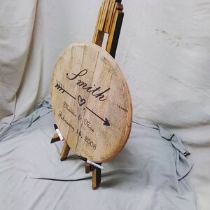 Bourbon Barrel Stave Mini Display / Art Easle - Etsy