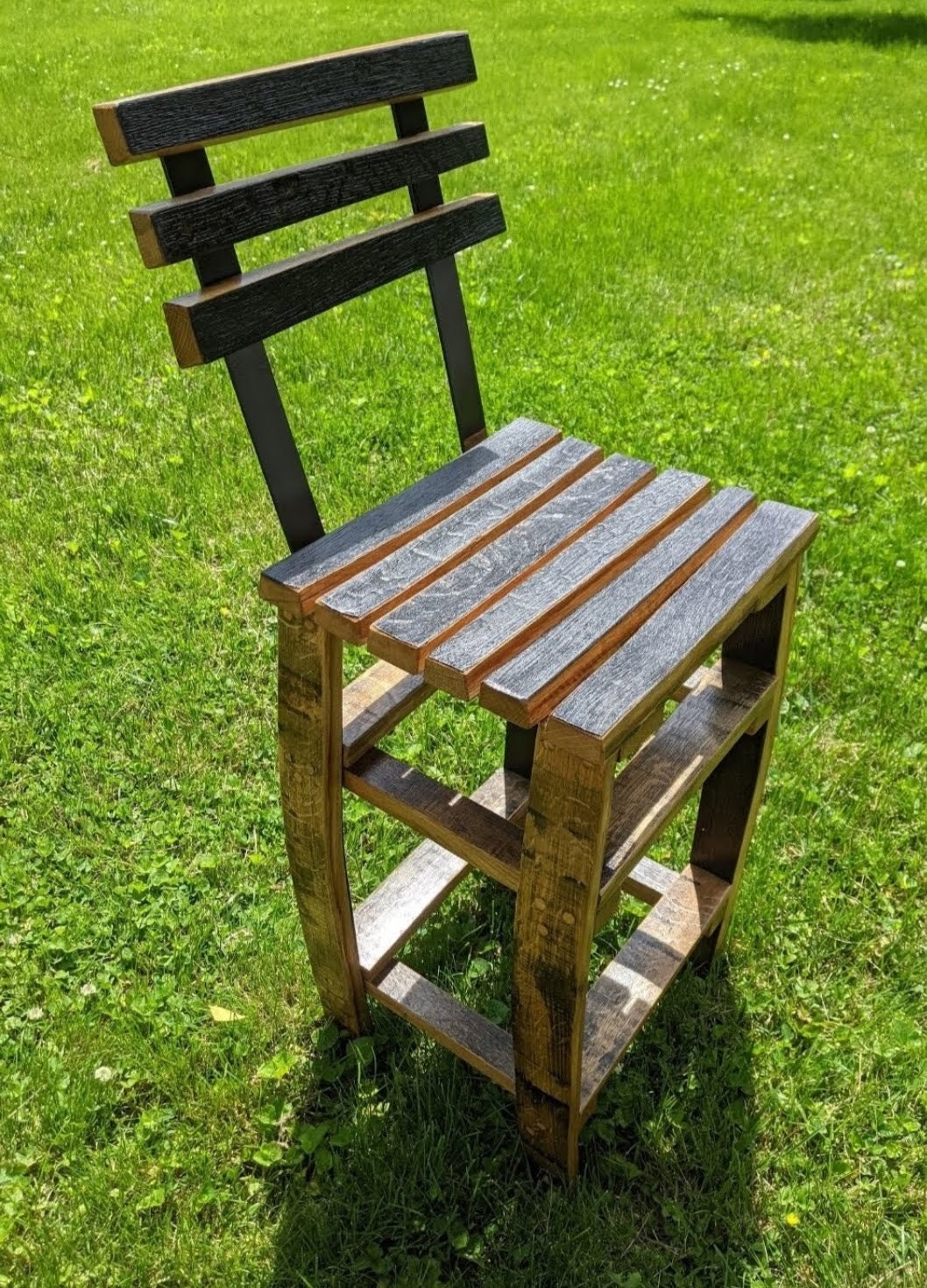 Bourbon Barrel Stave Kitchen Chair - Etsy