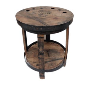 Bourbon Barrel Pool Billiards Cue Rack / Pool Cue Table - Etsy