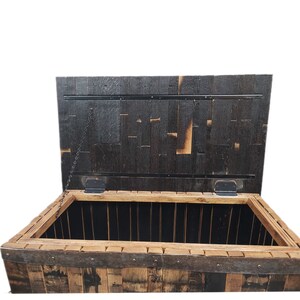 Barrel Stave Storage Bench Chest / Stave Trunk - Etsy