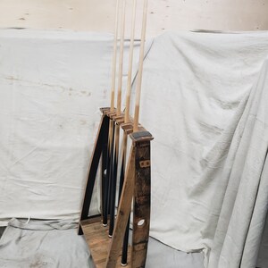 Barrel Stave Billiard/pool Cue Floor Rack - Etsy