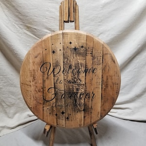 Bourbon Barrel Stave Mini Display / Art Easle - Etsy